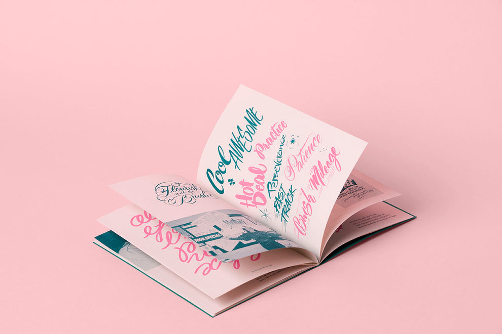 Brush Lettering Zine & Brush Kit – Carla Hackett Lettering